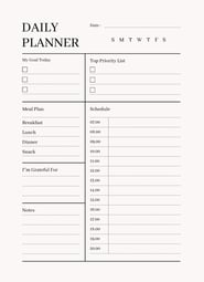 Plan your life with our Free Daily, Weekly & Monthly Planners to ...