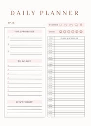 Plan your life with our Free Daily, Weekly & Monthly Planners to ...