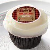 Cozy & Charming: Rustic Lumberjack Flannel Baby Shower Invitations ...