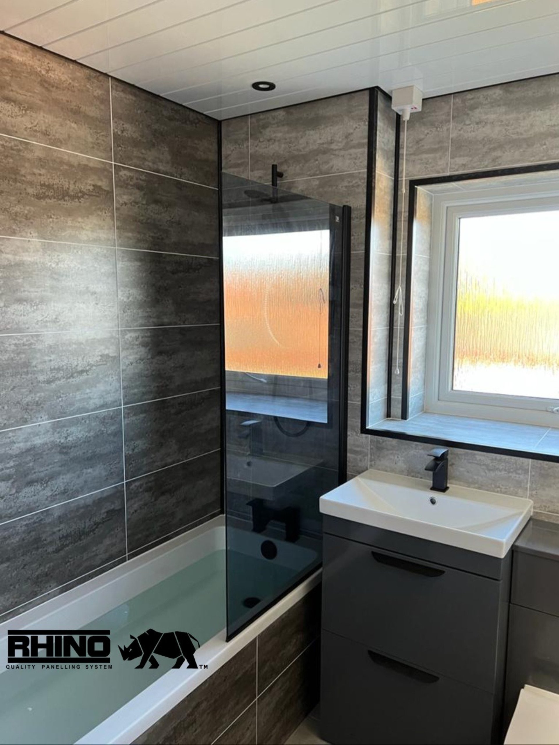 Rhino Panels - Superior Wetwall Panels with RealGroove Grout Lines ...