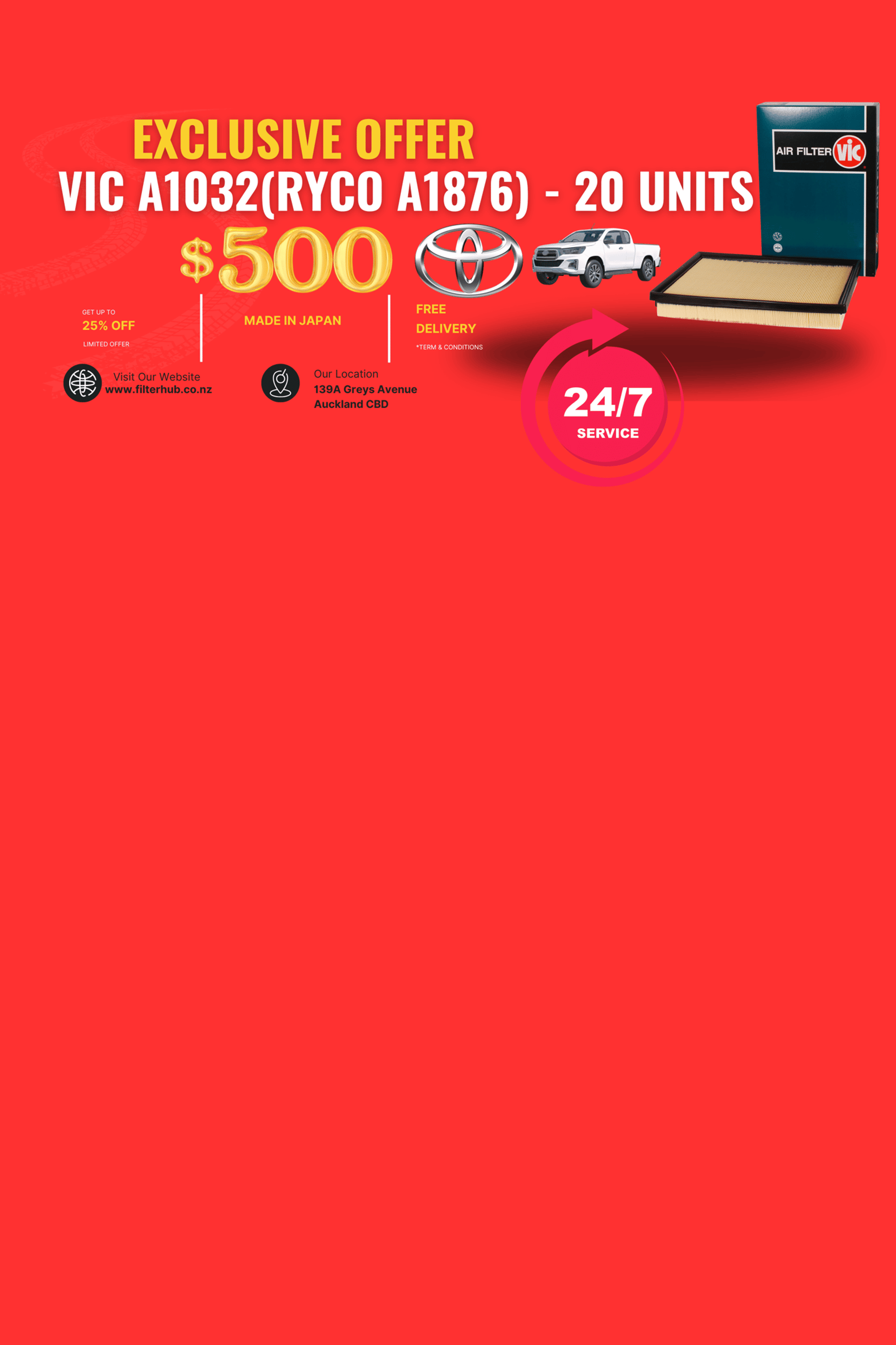 Quality Japanese Filters and Parts for Vehicles in NZ | Filterhub