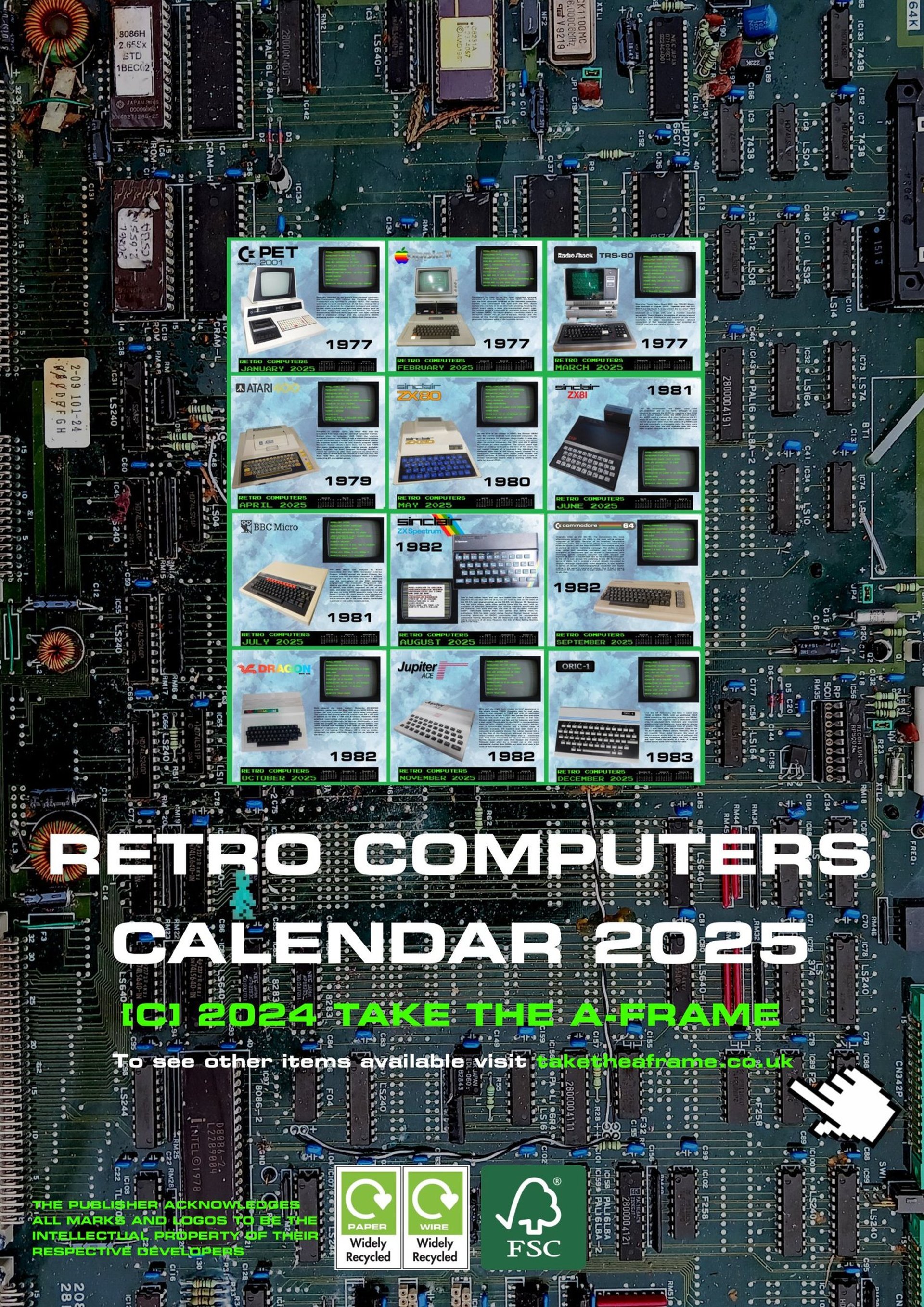 Discover Off-the-Wall Calendars with Electricity Pylons, Retro ...