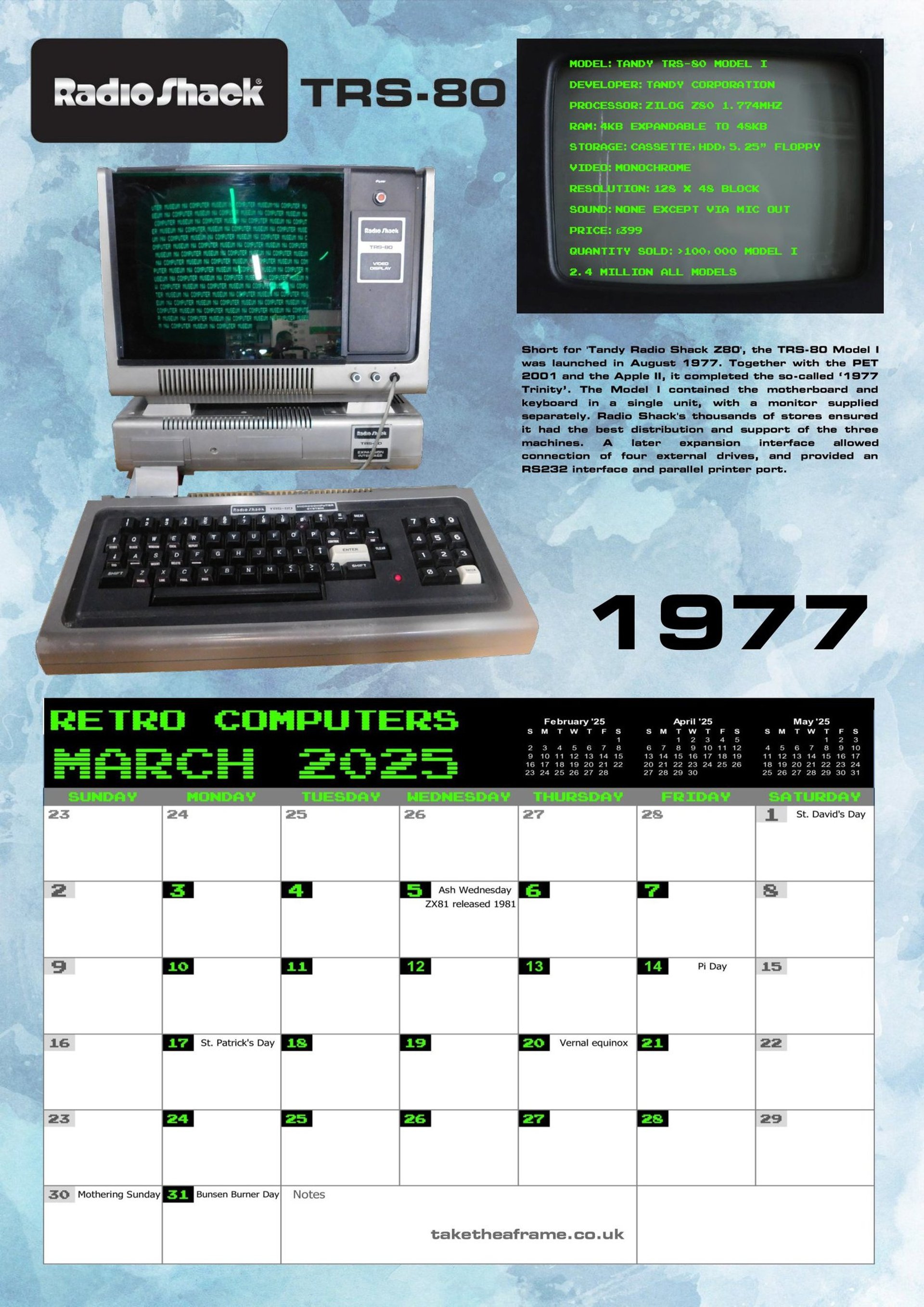 Discover Off-the-Wall Calendars with Electricity Pylons, Retro ...