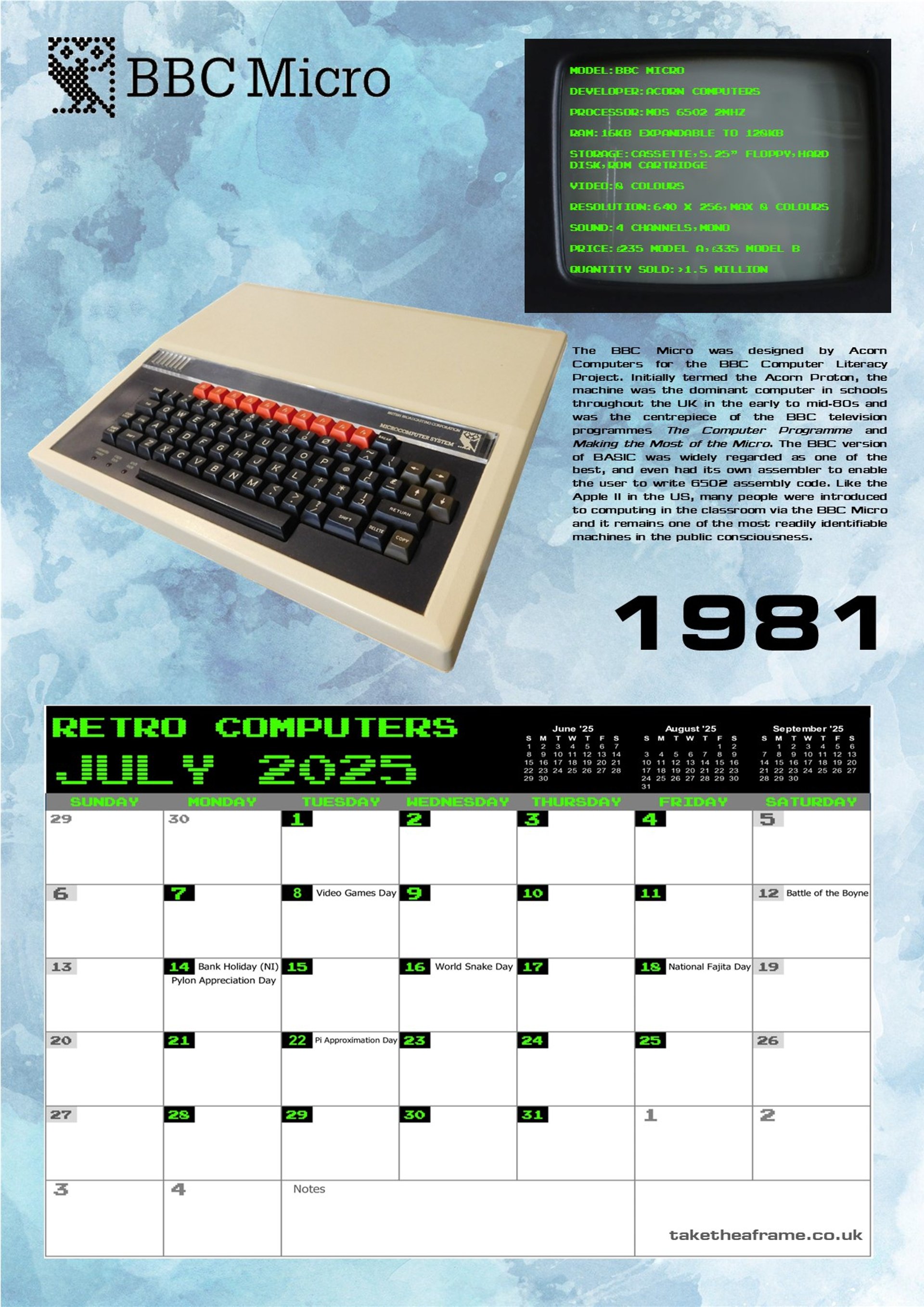 Discover Off-the-Wall Calendars with Electricity Pylons, Retro ...