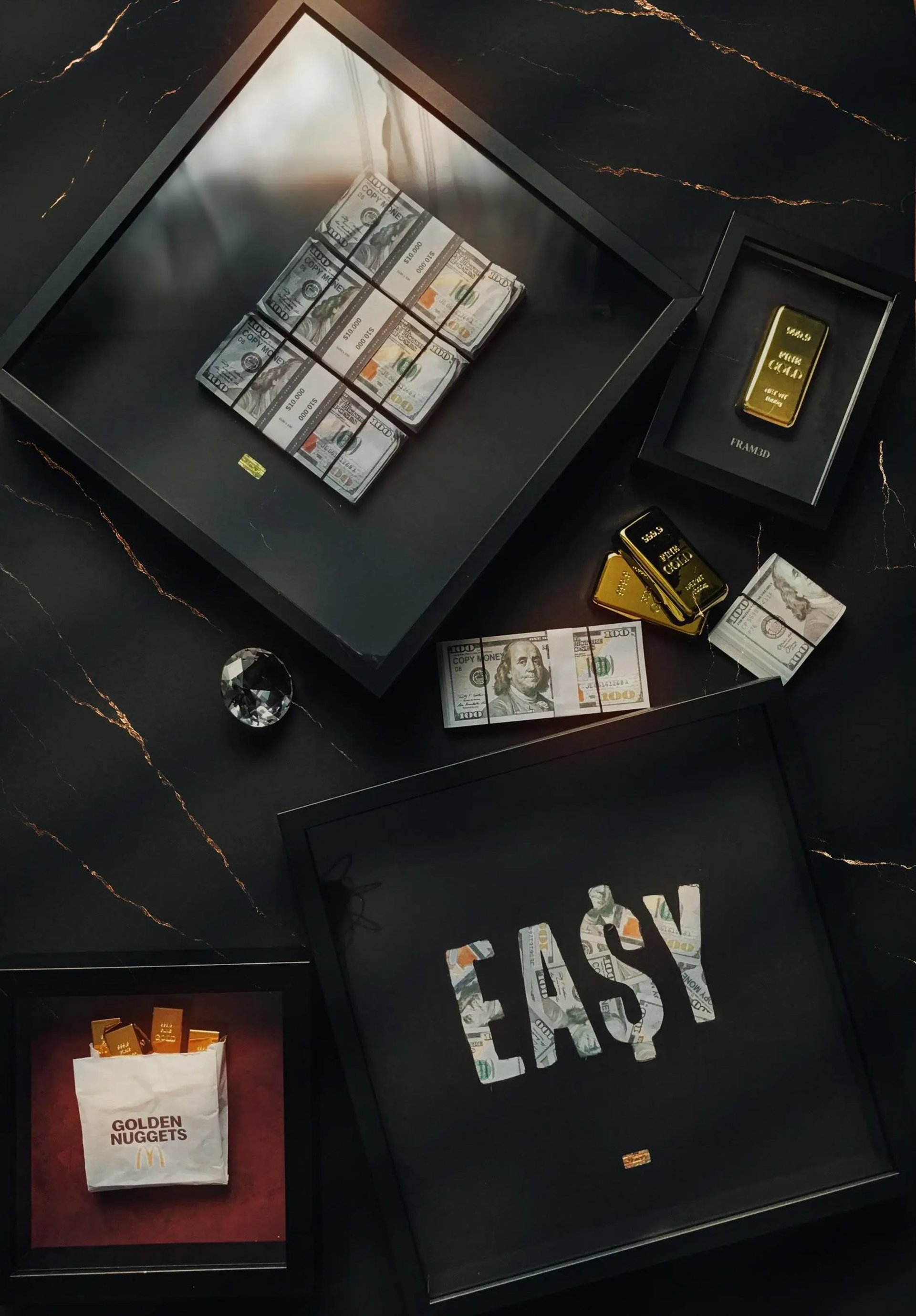 Home - Premium 3D Money Frames for motivate your Luxury Living | FRAM3D