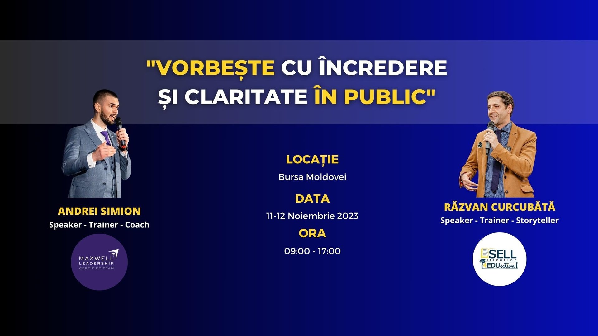 MASTERCLASS DE PREZENTĂRI CAPTIVANTE: VORBEȘTE CU ÎNCREDERE ȘI ...