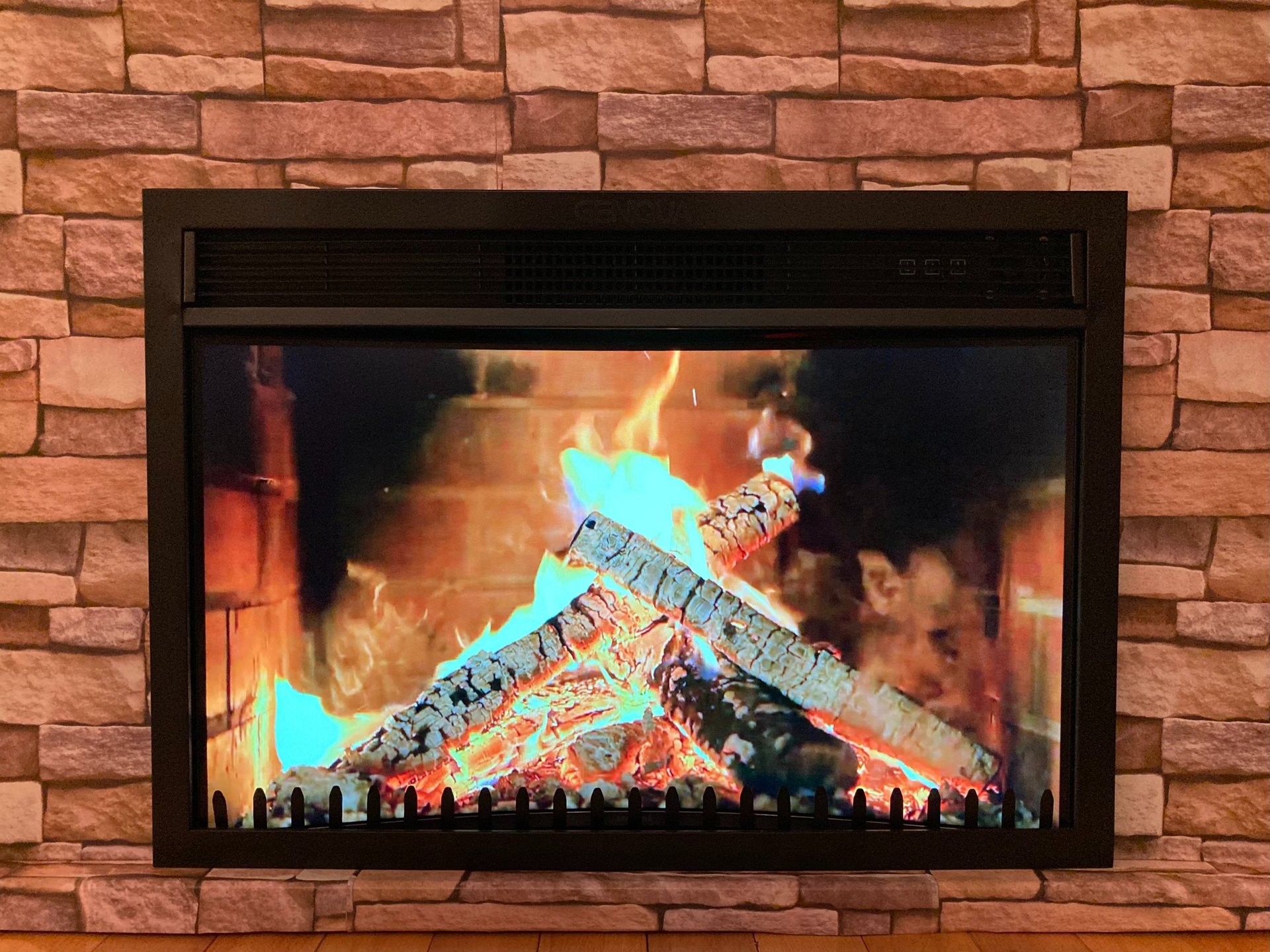 Best Electric Fireplaces | Realistic Electric Fireplace | Real video ...