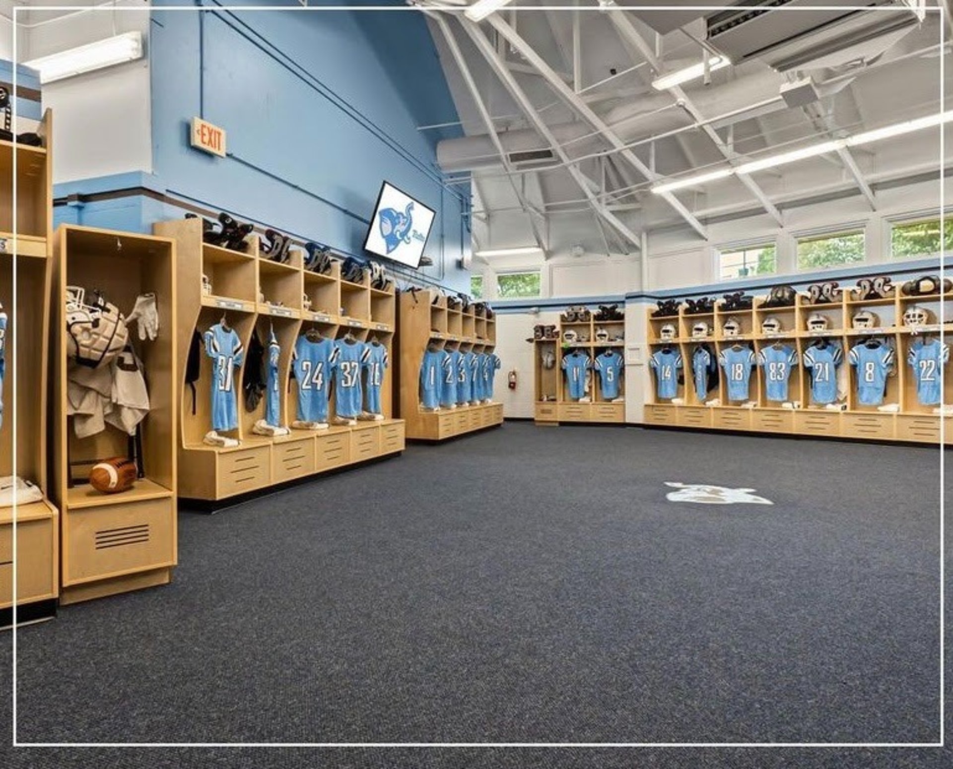 Custom Athletic Wood Lockers for Sports Facilities, | Custom Athletic ...