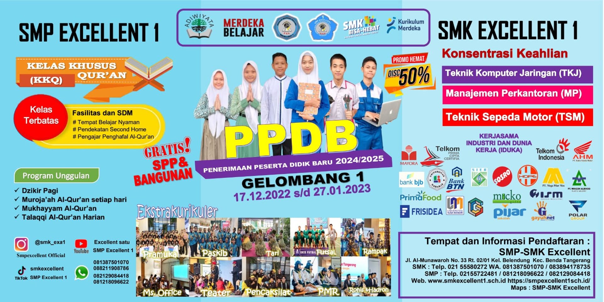 SMP Excellent 1 Kota Tangerang | SMP Excellent 1 Kota Tangerang