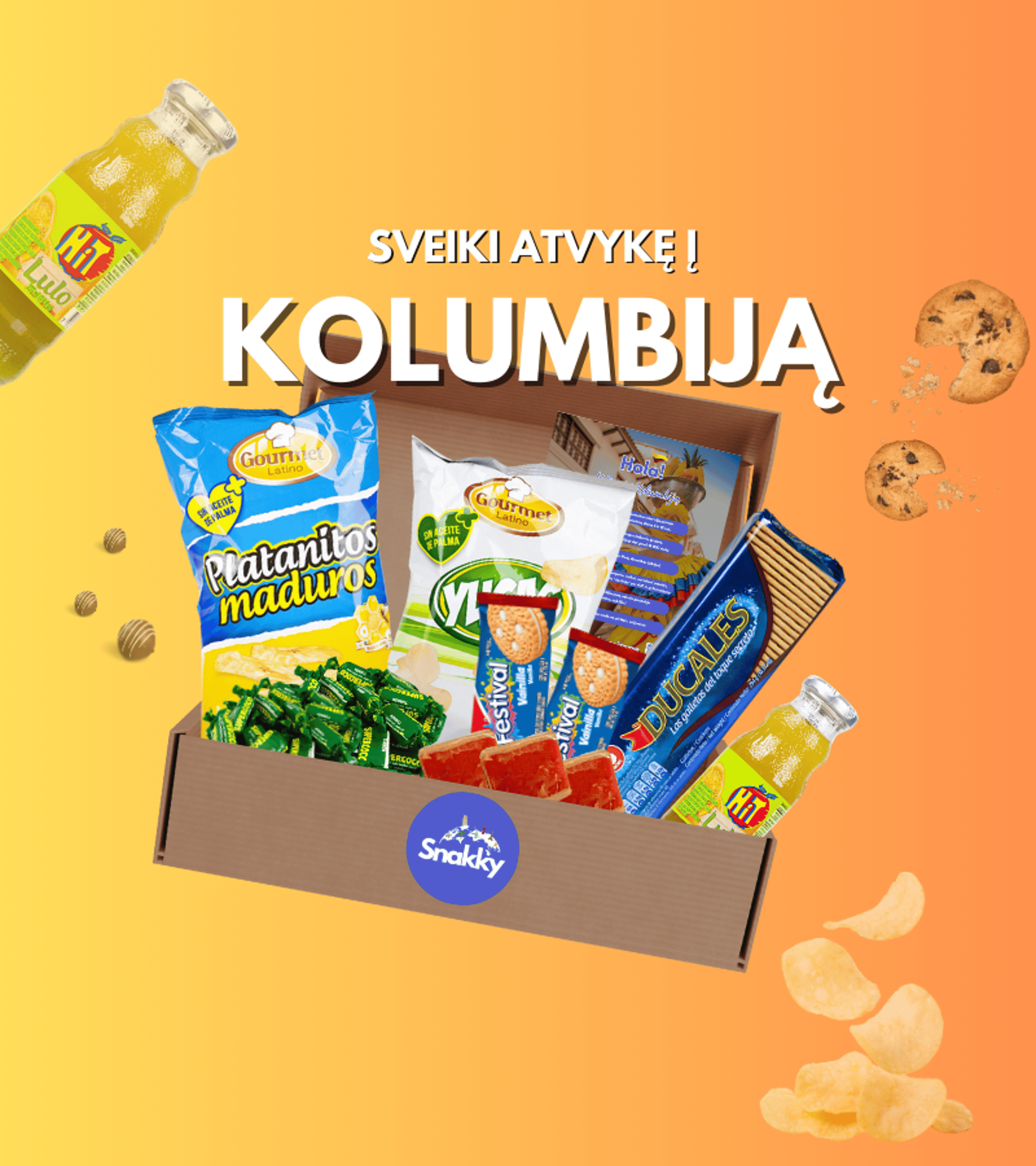 Pasaulio užkandžių prenumerata | Snakky