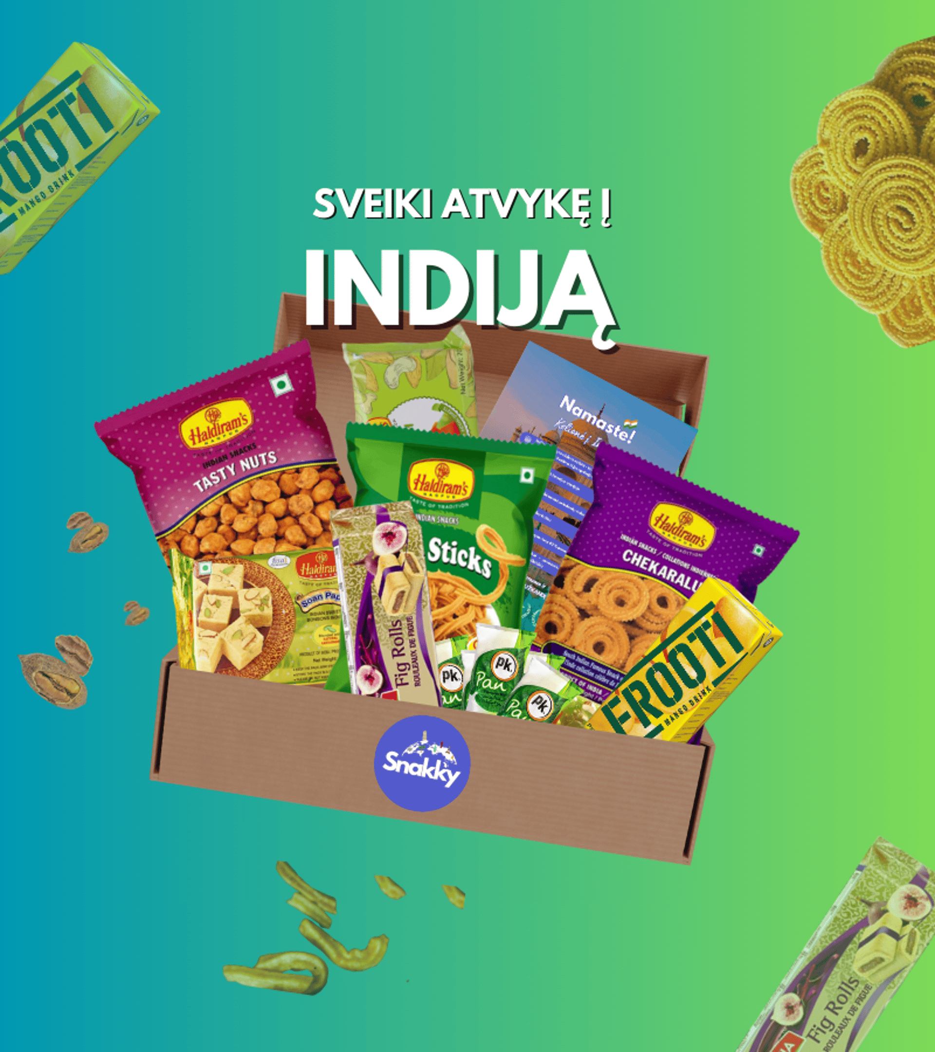 Pasaulio užkandžių prenumerata | Snakky