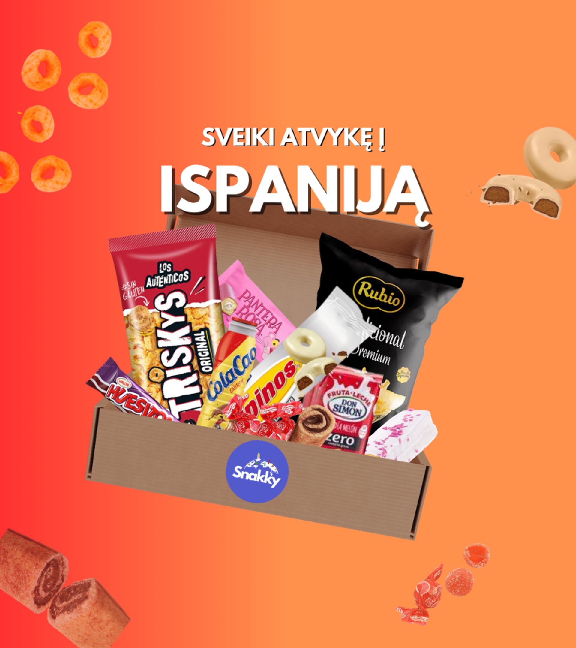 Pasaulio užkandžių prenumerata | Snakky