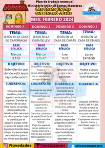 PLANIFICACIONES MENSUALES PARA EL MINISTERIO DE NIÑOS | Somos Maestras