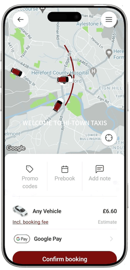 Hi-Town Taxis - Reliable Taxi Services in Hereford | Hi-Town Taxis