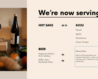 Yoko: Fusion Sushi and Thai Restaurant Experience | YOKO