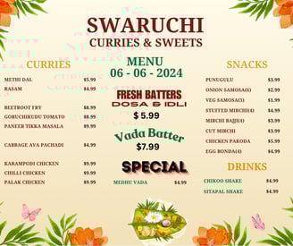 Authentic Indian Curries and Sweets in Austin, Texas | Swaruchi Austin ...