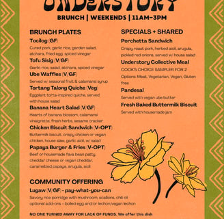 Understory Restaurant Menu - Vibrant Community Dining | Understory