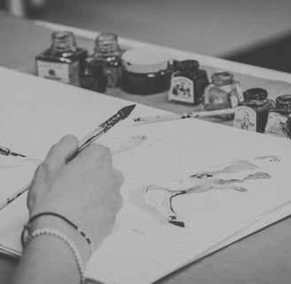 Life model drawing | Aurélie Burette