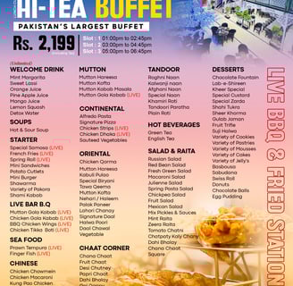 Best Buffet Restaurant in Lahore - Rose Palace Hotel Gulberg | ROSE ...