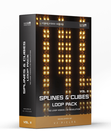 Pack VJ Picles • Splines & Cubes II | Tríade Trance