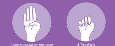 Family Emergency Code Words & Hand Signal for help