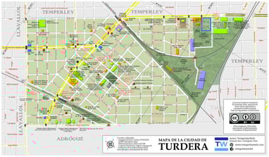 Mapa de Turdera | TemperleyWeb