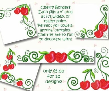 Kitchen and food machine embroidery designs | Hyfi's House