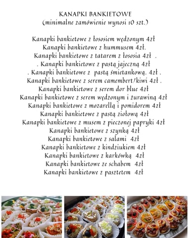 Kanapki catering Poznań/Okolice | CATERING FINGER FOOD POZNAŃ/OKOLICE