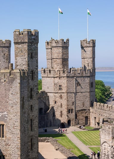 A brief history of Caernarfon in North Wales.