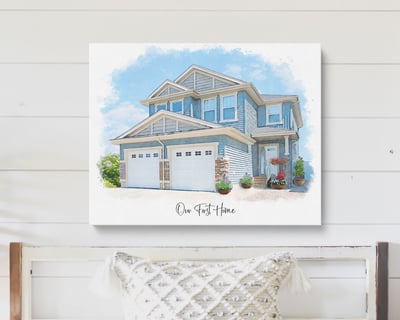 Custom House Portraits | Portraits of Home | Portraits of Home