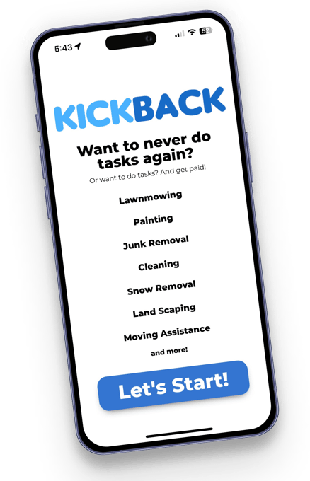 Local Work Help Near You | Kickback App