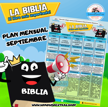PLANIFICACIONES MENSUALES PARA EL MINISTERIO DE NIÑOS | Somos Maestras