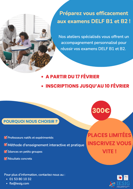IESIG FLE - Cours de français | IESIG FLE