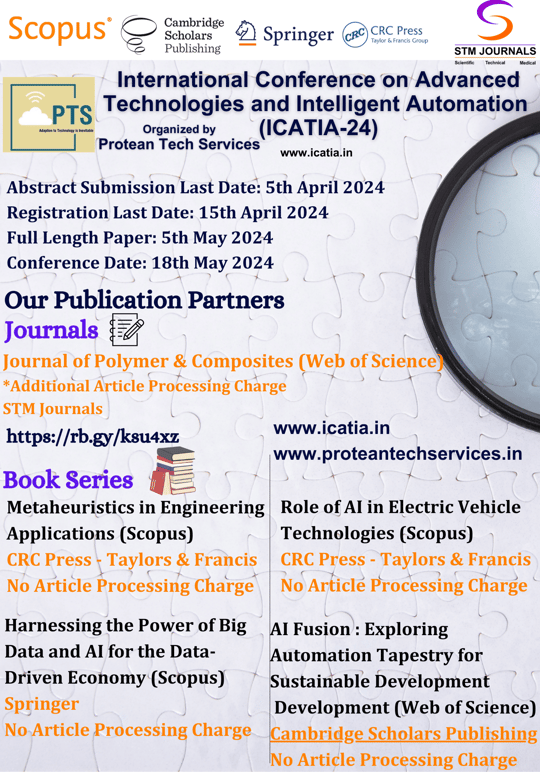 International Conference | Intelligent Automation | ICATIA