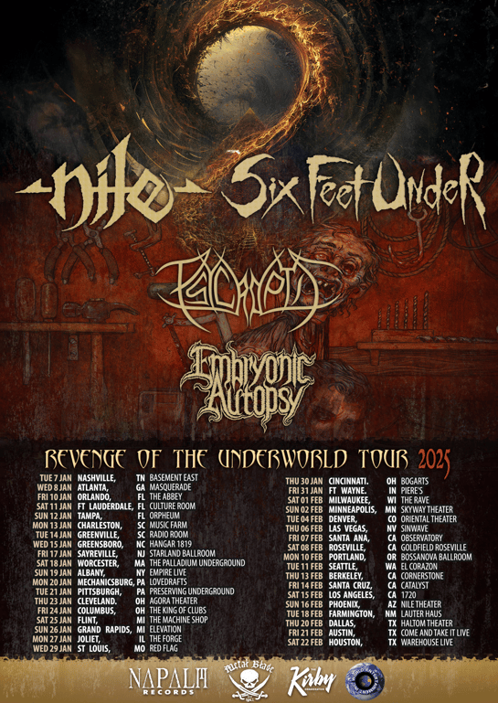 Nile Tour Dates | Worldwide Tours & Metal Festival Dates | Nile Death ...