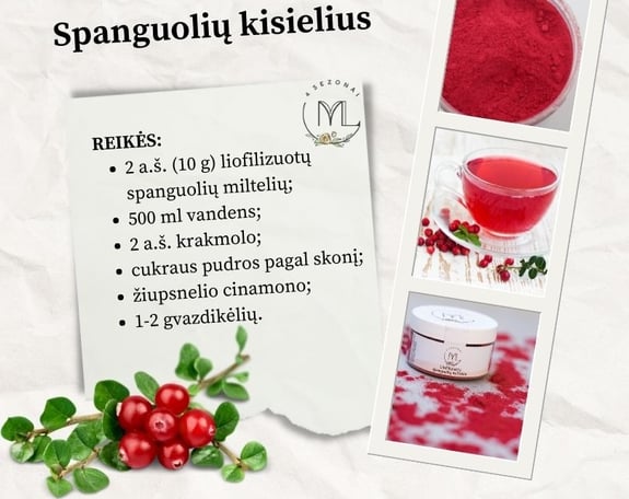 Spanguolių kisielius | 4 Sezonai