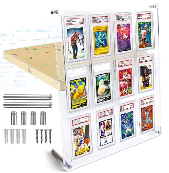 Graded Pokemon Cards frame | PSA Cards Display | Card Holder Display ...