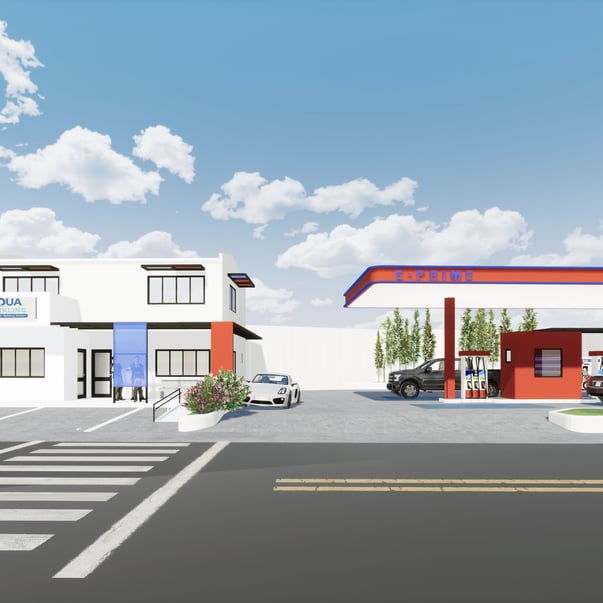 Two-Story Commercial Building | Ro.C Construction & Designs
