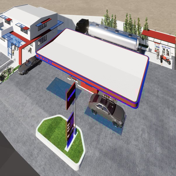 Two-Story Commercial Building | Ro.C Construction & Designs