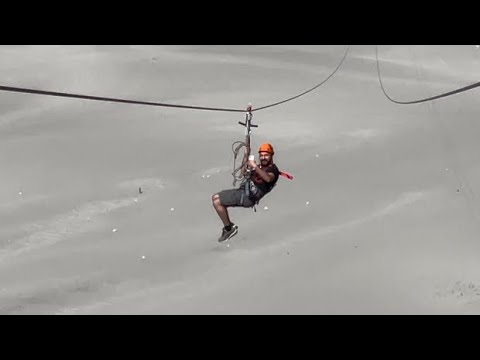 World's High Altitude Zipline Desert Himalaya Adventure Park | Zipline ...