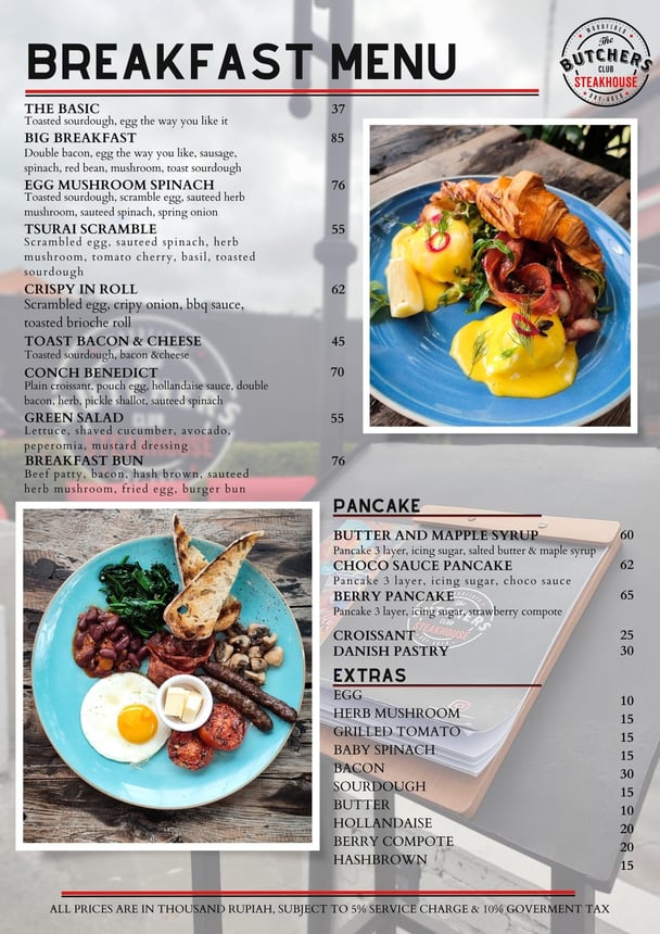Culinary Symphony: Meticulously Crafted Menu at The Butchers Club ...