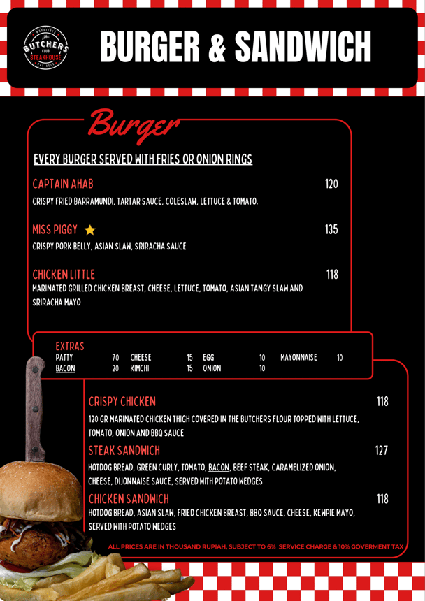 Culinary Symphony: Meticulously Crafted Menu at The Butchers Club ...