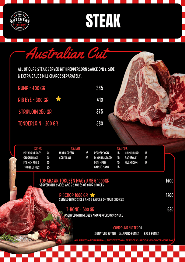 Culinary Symphony: Meticulously Crafted Menu at The Butchers Club ...