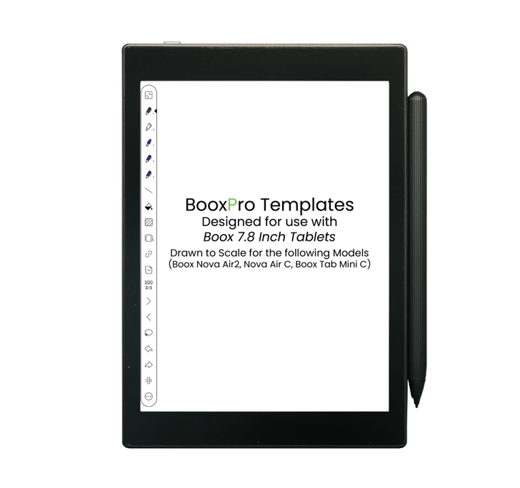 Dynamic Custom Templates in PNG Format for Boox Tab UltraC, Tab Ultra C ...
