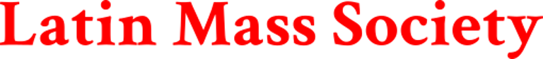 Traditional Latin Mass | Latin Mass Society