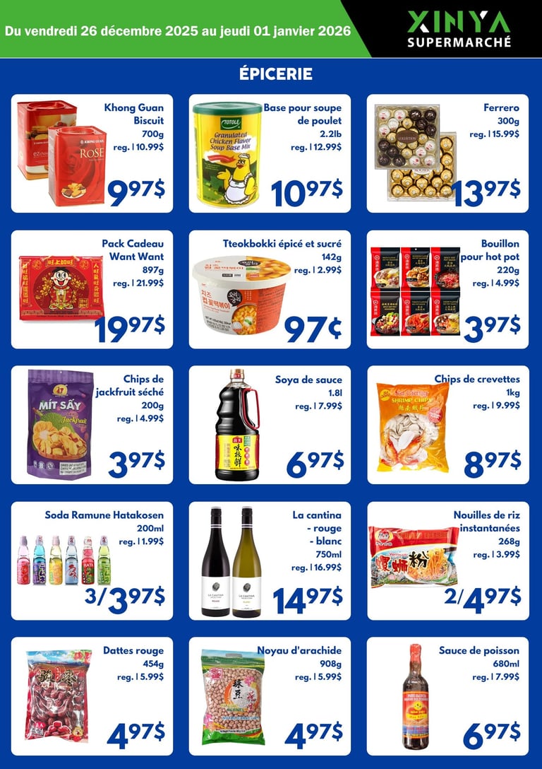 Xinya Supermarché - Produits asiatiques de qualité | Xinya Supermarché