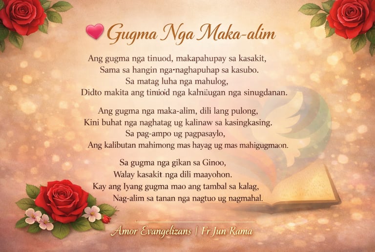 Cebuano Corner: Faith and Prayer | Evangelizing Love - Amor Evangelizans