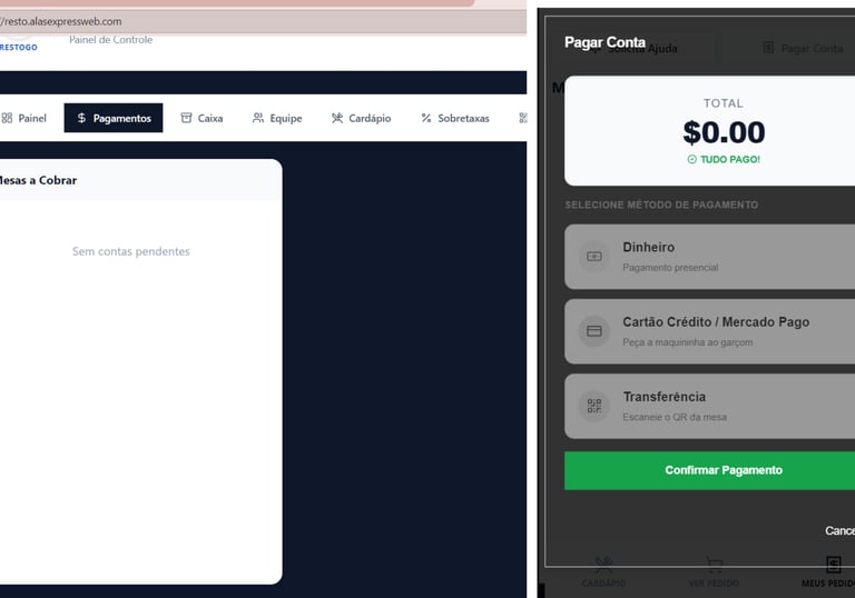 Restaurant management software with QR ordering | Resto Go | alasexpressweb