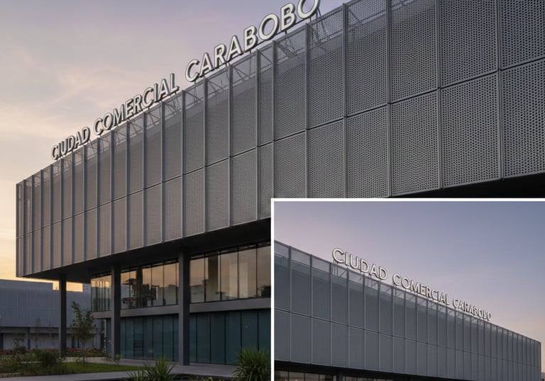 Construlam: Metal microperforado para fachadas | CONSTRULAM