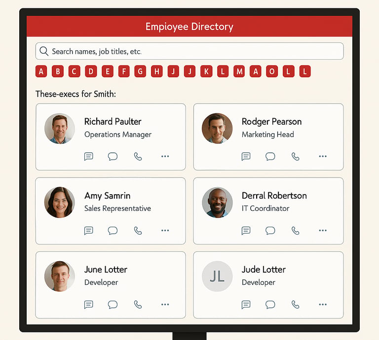 SharePoint Employee Directory App - Easy Employee Search | SharePoint ...
